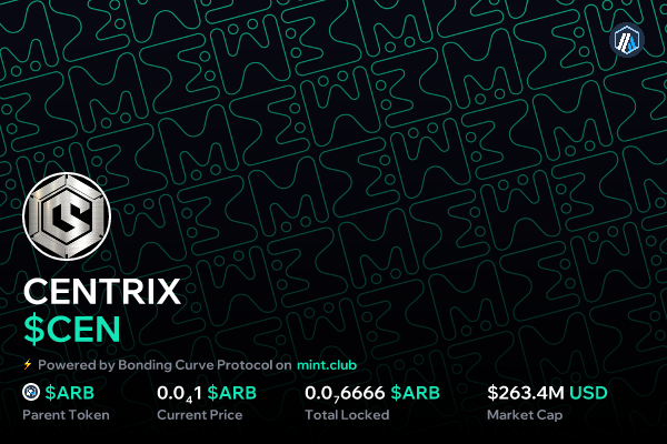 CEN - Bonding Curved ERC-20 | Mint Club
