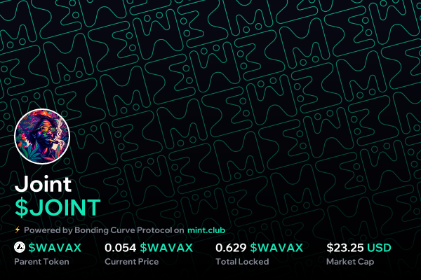 $JOINT - Bonding Curved ERC-20 | Mint Club