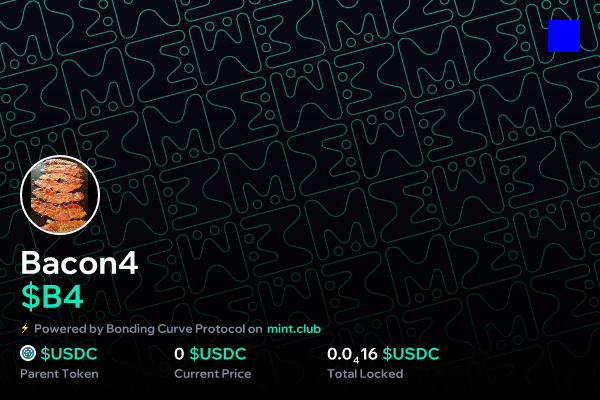 B4 - Bonding Curved ERC-20 | Mint Club