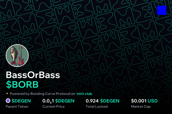 BORB - Bonding Curved ERC-20 | Mint Club