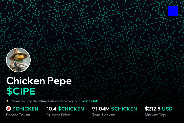 CIPE - Bonding Curved ERC-20 | Mint Club