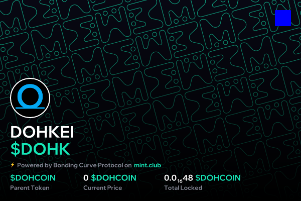 DOHK - Bonding Curved ERC-20 | Mint Club