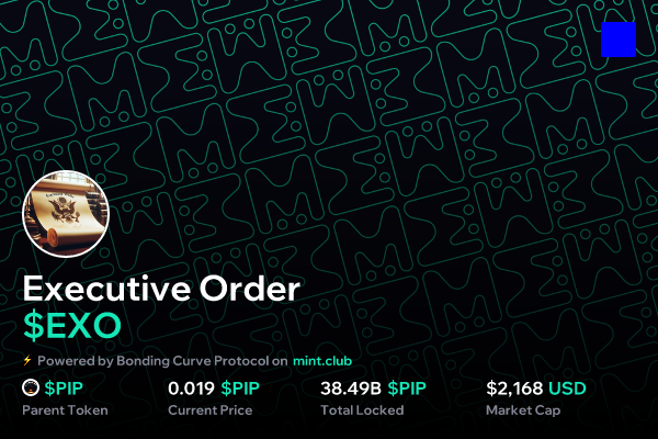 EXO - Bonding Curved ERC-20 | Mint Club
