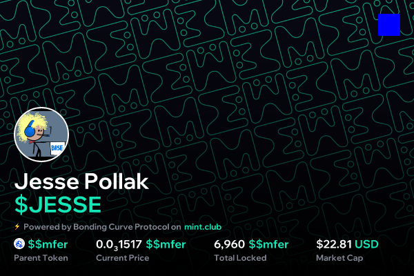 JESSE - Bonding Curved ERC-20 | Mint Club