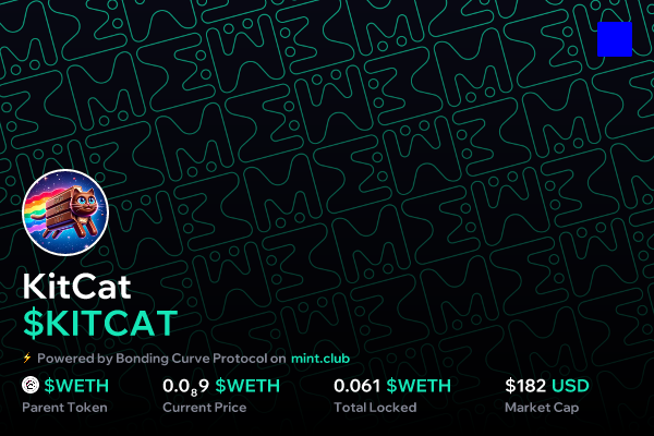 KITCAT - Bonding Curved ERC-20 | Mint Club