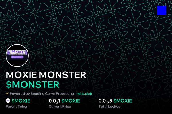 MONSTER - Bonding Curved ERC-20 | Mint Club