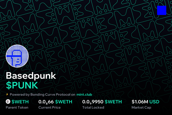 PUNK - Bonding Curved ERC-20 | Mint Club