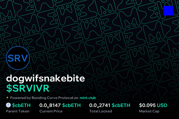 SRVIVR - Bonding Curved ERC-20 | Mint Club