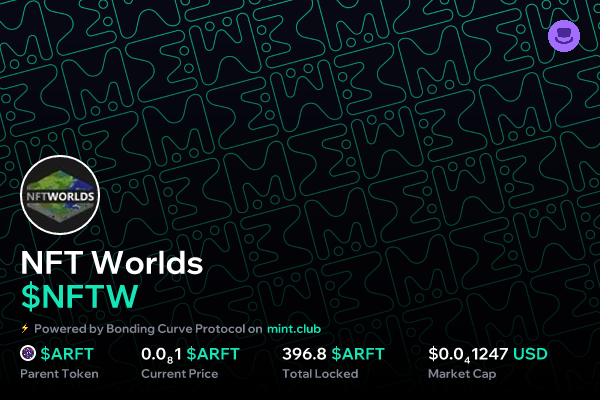 NFTW - Bonding Curved ERC-20 | Mint Club