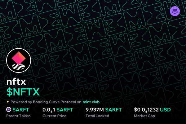 NFTX - Bonding Curved ERC-20 | Mint Club