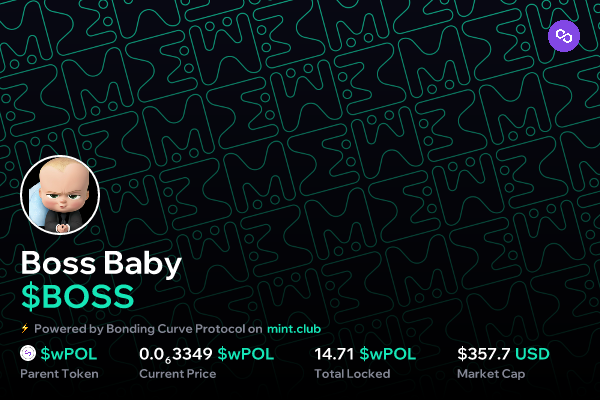 BOSS - Bonding Curved ERC-20 | Mint Club